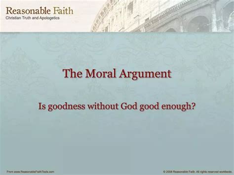 Ppt The Moral Argument Powerpoint Presentation Free Download Id2078806