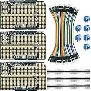 Amazon co jp エレクトロクッキー Arduino プロトタイプ シールドボードキット スタッカブル DIY 拡張 プロト