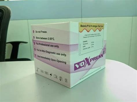 Voxpress Malaria Pf Pv Antigen At ₹ 17 Piece Malaria Kit In Thane Id 2854159515297