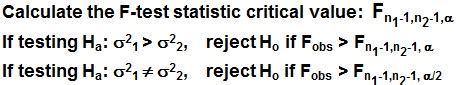 F Test