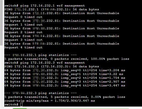 external connectivity issue cml node unable to ping gateway cisco