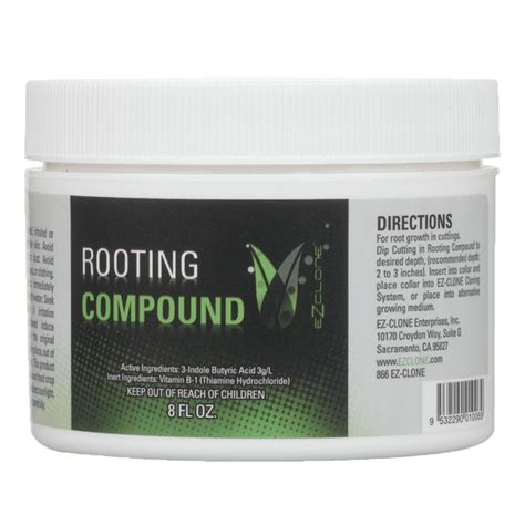 Ez Clone Rooting Compound 8 Oz Indoor Gardening Depot