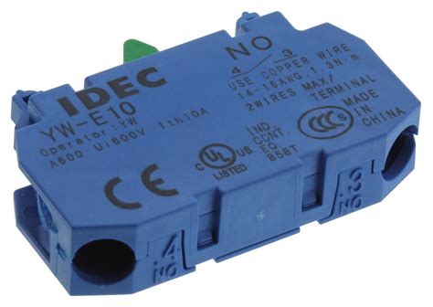 YWE Idec CONTACT BLOCK SPST NO A