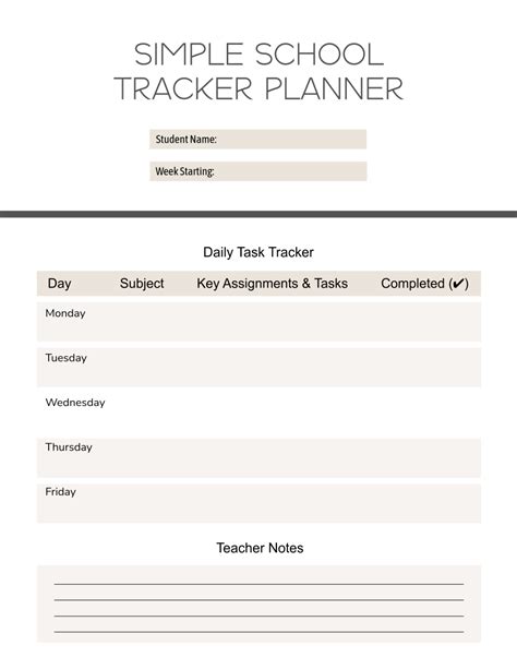 Free School Planner Templates To Customize Online