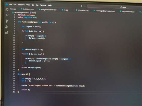 Aryan Rathore On Linkedin Question Second Largest Element In Array