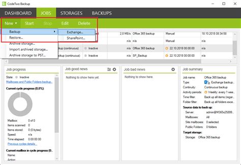 Quick Guide CodeTwo Backup User S Manual