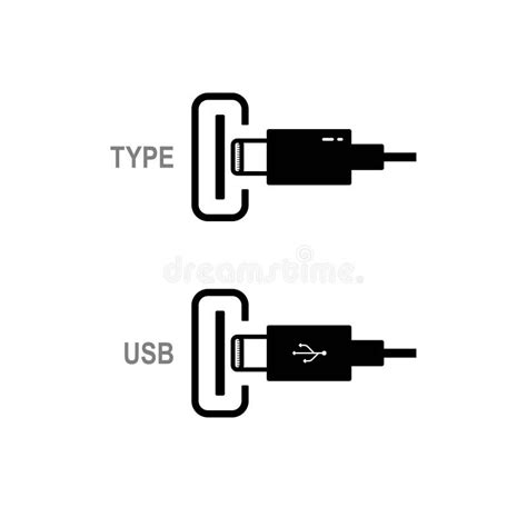 Usb C Icon Stock Vector Illustration Of Equipment Smart