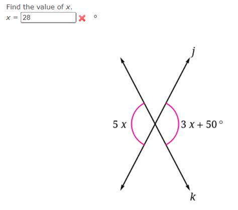 Solved Find The Value Of X X Chegg Com