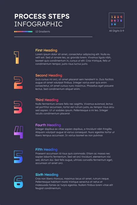 Process Workflow 6 Steps Modern Design Template For Infographics 21943286 Vector Art At Vecteezy