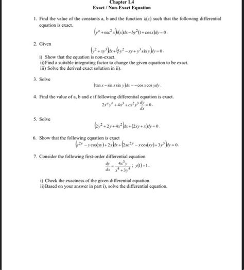 Solved 1 Find The Value Of The Constants A B And The Chegg Com