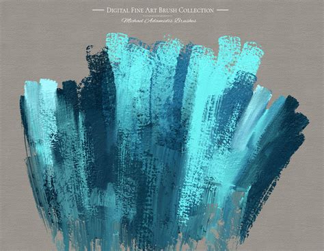 Photoshop Brushes Oil Painting Texture Brush Pack By Michaeladamidisart
