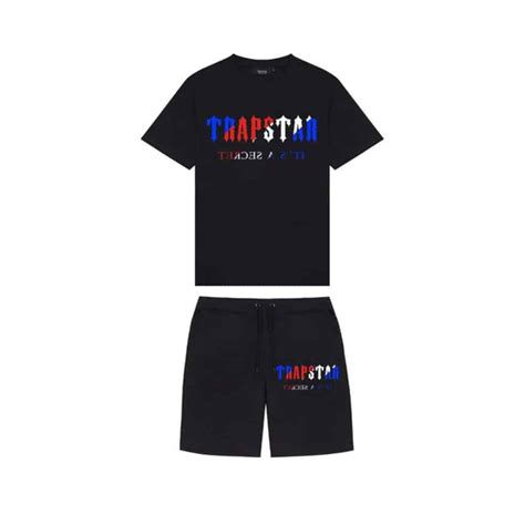 Trapstar Decoded 2 0 Shorts Set Blue Black