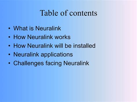 Summary Of Neuralink And Its Applications Pptx Brain And Nervous