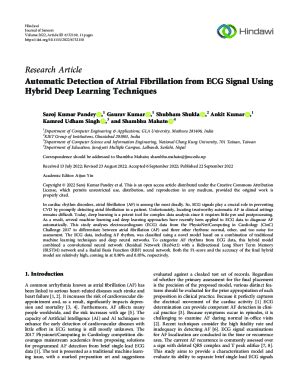 Fillable Online Research Article Automatic Detection Of Atrial Fibrillation Fax Email Print