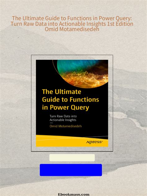 Download Ebooks File The Ultimate Guide To Functions In Power Query