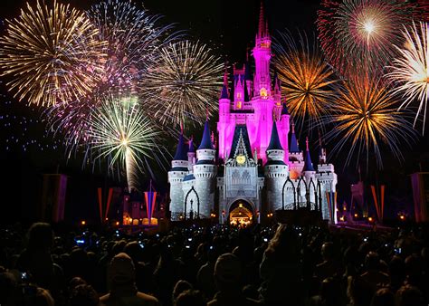 Cinderella Castle Disney World Fireworks