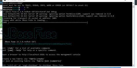 Jbossfuse Debuging JBoss Fuse 6 3 With Red Hat JBoss 11 1 0 Developer