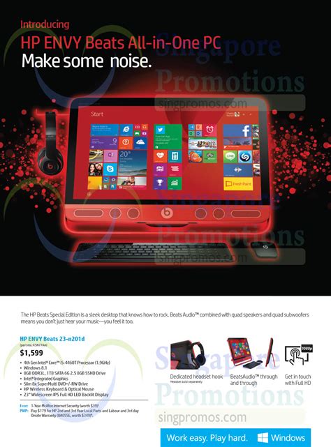 ENVY Beats AIO Desktop PC EXPIRED HP Notebooks Desktop PCs Accessories Offers 1 Apr 3