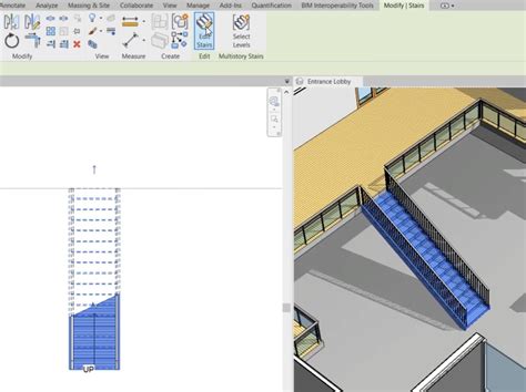 Adding Landings And Constraints To Stairs Autodesk