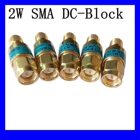 2w Sma Male To Female Dc Block Dc 6 0ghz 50ohm Rf Coaxial Block Swr 1 2