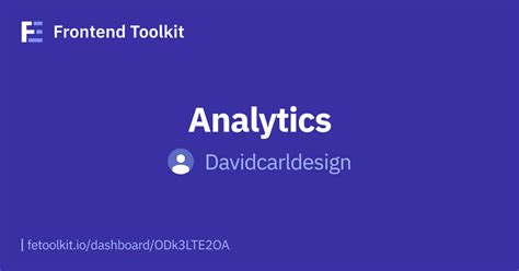 Analytics Frontend Toolkit