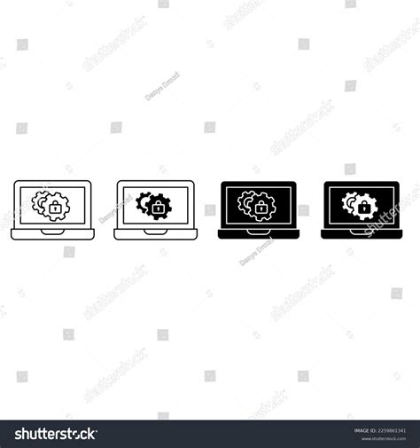 Protection Icon Vector Password Illustration Sign Stock Vector Royalty Free 2259861341