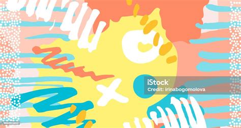 다른 모양 질감 잉크 요소와 창조적인 보편적인 자유 헤더 그림 추상화 0명에 대한 스톡 벡터 아트 및 기타 이미지 0명