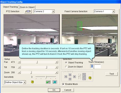 How To Setup Object Tracking For Ptz Camera Geovision Worldeyecam Inc