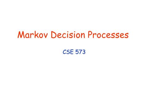 Ppt Markov Decision Processes Powerpoint Presentation Free Download Id4301276