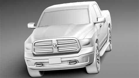 Dodge Ram Laramie Longhorn 2013 Modelo 3d 159 3ds C4d Fbx Lwo
