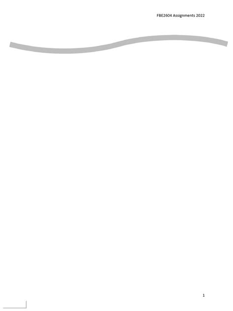 Fbe2604 Semester 2 Assignment Questions Pdf