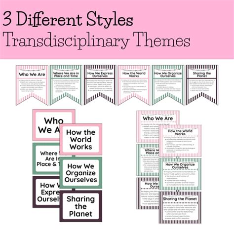 Ib Unit Of Inquiry Bulletin Board Display Pyp Or Mvp Classroom Calm Pink