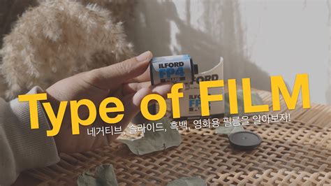 필름의 종류 대체 어떤 필름을 사용해야 하나요 필름카메라 입문자 시리즈 2화 Youtube