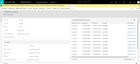 Optimization Schedules In Resource Scheduling Optimization For Dynamics