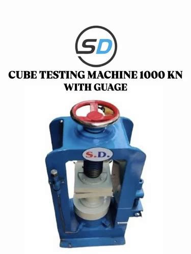 Manual Cube Testing Machine 1000 Kn At Best Price In New Delhi Id 2855866555597