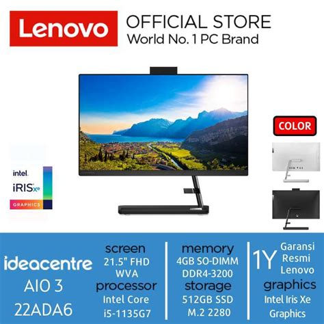 Promo Pc Lenovo Ideacentre Aio Itl Sid Bdid Core I G Gb Gb Ssd Diskon Di