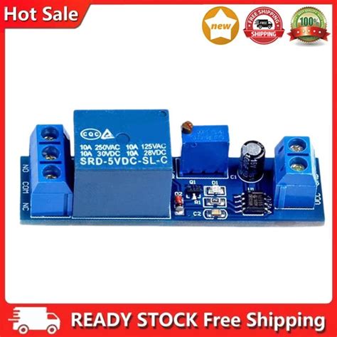 ne555 time delay relay module 5v 12v 0 to 10 second automotive delay 5v uk £4 31 picclick uk