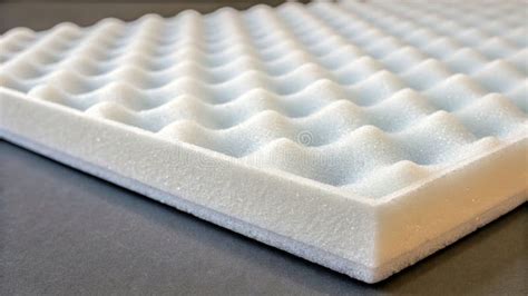 Analyzing Cross Section Of High Density Foam Material Laboratory Image Showcase Indoor Closeup