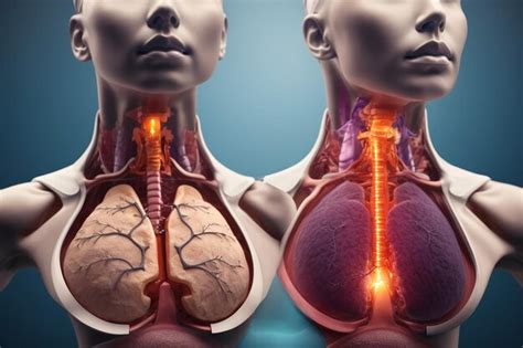 Premium Ai Image Photo Illustration Thyroid On The Throat Woman