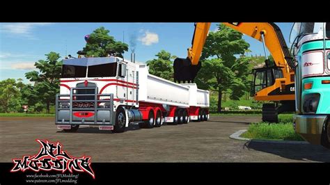 Fs22 Jfl Modding Kenworth K100 Pack Live Youtube