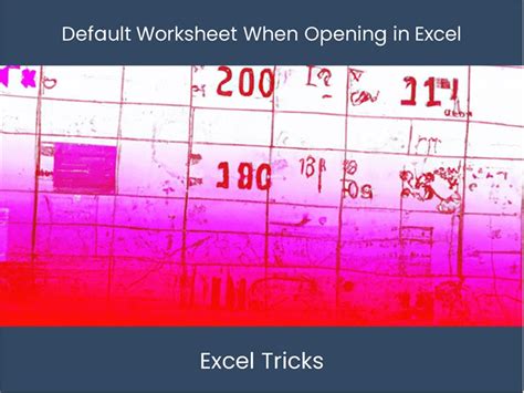 get started with the default worksheet in excel excel
