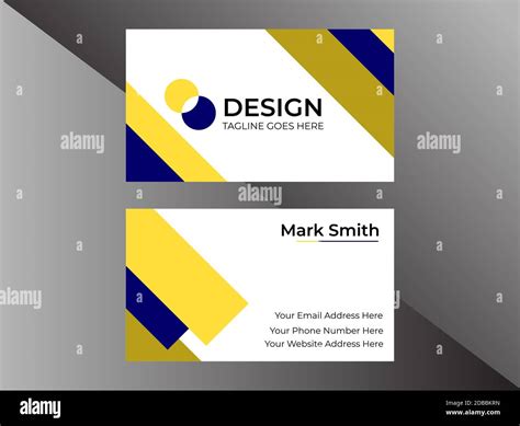 2 Sided Business Card Template