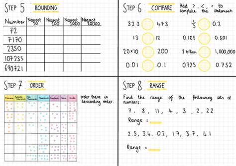 White Rose Maths Year 7 Aut B4 Hwk Steps 5 8 Place Value And Ordering Teaching Resources