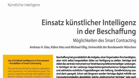 Use Of Artificial Intelligence In Procurement