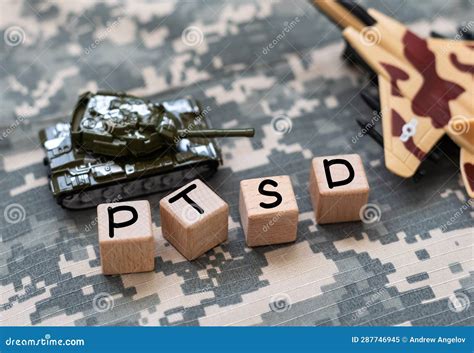 Ptsd Military Army Soldier With Trauma And Stress Stock Image Image