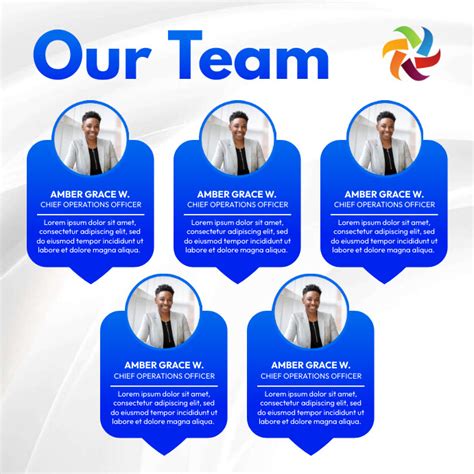 Our Team Template Postermywall