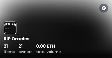 Rip Oracles Collection Opensea