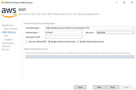 azure devopsを使用してasp core mvcアプリをaws elastic beanstalkへデプロイする