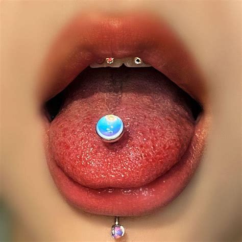 Ring Around Tongue Piercing