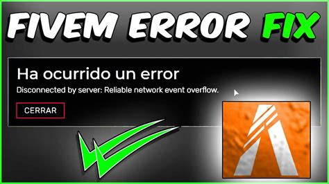 Disconnected By Server Reliable Network Event Overflow Fix Fivem Error 2025 Youtube